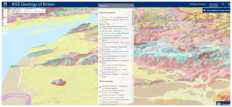 BGS Geology of Britain: Geovisualization 100% – Geovisualization.net